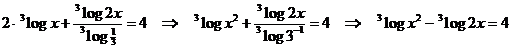 logaritmische vergelijkingen